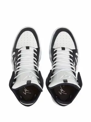 GIUSEPPE ZANOTTI Talon High-top Sneakers - White