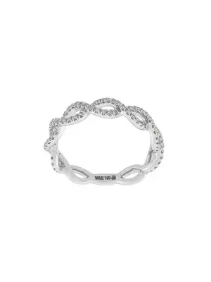 WOUTERS & HENDRIX Diamond Ribbon Ring - Metallic