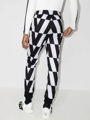 Valentino Garavani Optical Tapered Track Pants