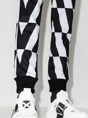 Valentino Garavani Optical Tapered Track Pants