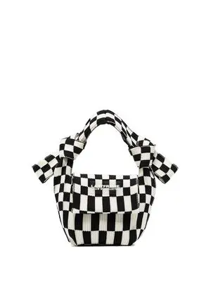 LASTFRAME Ichimatsu Checked Mini Bag