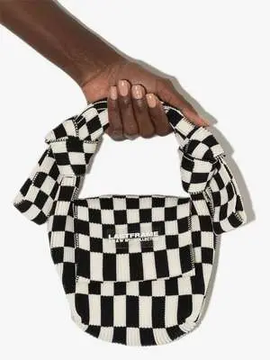 LASTFRAME Ichimatsu Checked Mini Bag
