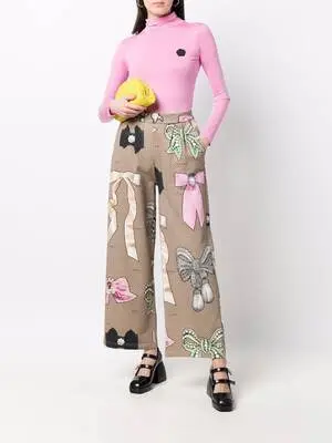 Viktor & Rolf Signature Seal Turtleneck Top