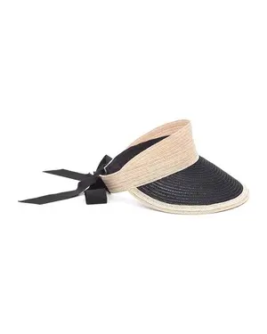 Eugenia Kim Ricky Straw Visor - Natural