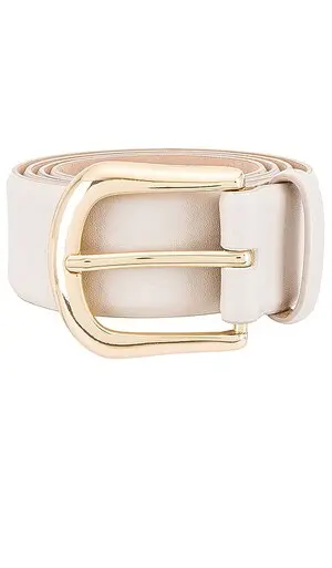 B-low The Belt Kennedy Leather Waistbelt - Bone & Gold