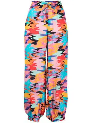 Solid & Striped Graphic-print Trousers