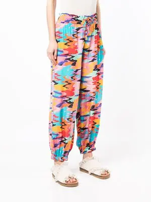 Solid & Striped Graphic-print Trousers