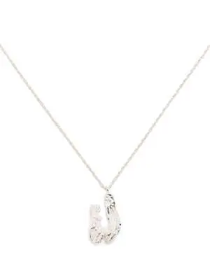 LOVENESS LEE Alphabet Pendant Necklace - Silver