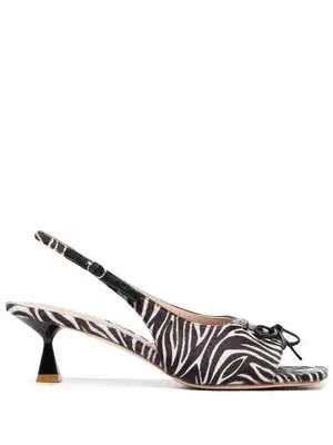 SCAROSSO Bella Zebra-print Pumps