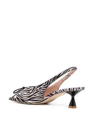 SCAROSSO Bella Zebra-print Pumps