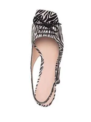 SCAROSSO Bella Zebra-print Pumps