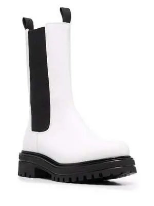 SCAROSSO Naomi Leather Mid-calf Boots