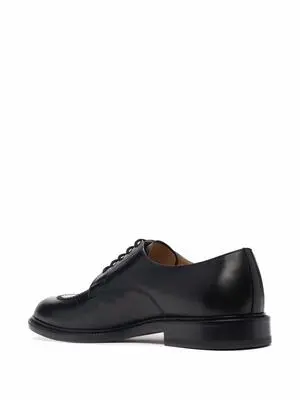 SCAROSSO Leather Derby Shoes