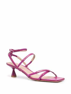 SCAROSSO Sally Leather Sandals