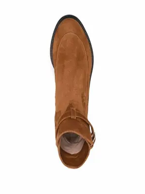 SCAROSSO Kelly Buckled Ankle Boots