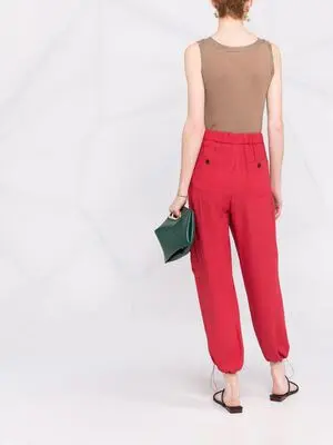 Fabiana Filippi Elasticated Cropped Trousers
