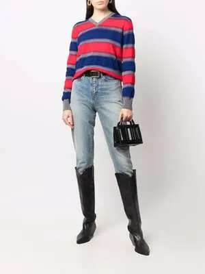 Dsquared2 Striped V-neck Jumper
