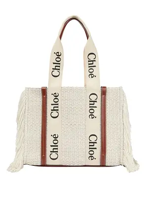 Chloé Woody Medium Cotton Tote