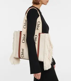 Chloé Woody Medium Cotton Tote