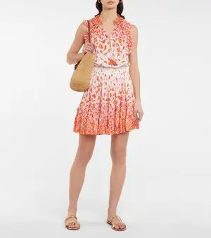 Poupette St Barth Triny Printed Mini Dress - Pink