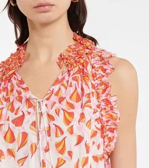 Poupette St Barth Triny Printed Mini Dress - Pink