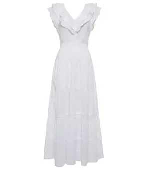 Poupette St Barth Della Cotton Midi Dress