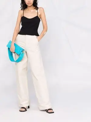 Jacquemus Scoop-neck Spaghetti-strap Top