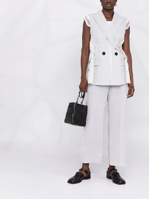 Sacai Side-stripe Straight-leg Trousers