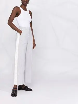Sacai Side-stripe Straight-leg Trousers