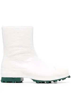 Camper Traktori Ankle Boots - White