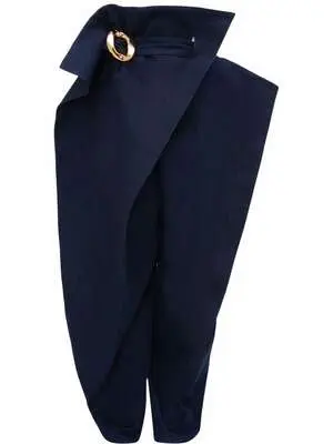 JW Anderson Fold-over Wide-leg Jeans