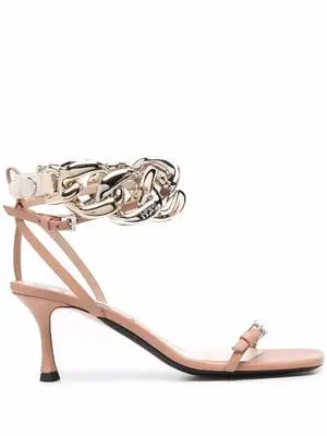 N°21 Chain-link Leather Sandals