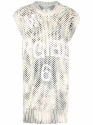 MAISON MARGIELA Tie-dye Knitted Dress