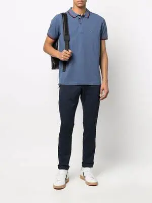 DONDUP Pleated Slim-fit Chinos - Blue