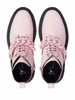 GIUSEPPE ZANOTTI Adric Chain-trim Combat Boots
