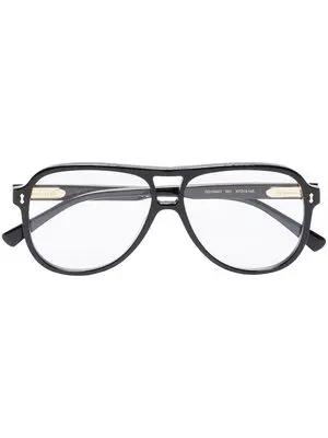 Gucci Pilot Frame Glasses - Black