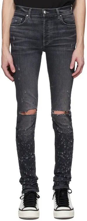 Amiri AMIRI Grey Shotgun Jeans - Grey