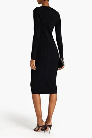 Herve Leger Ribbed Bandage Skirt
