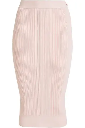Herve Leger Ribbed Bandage Skirt
