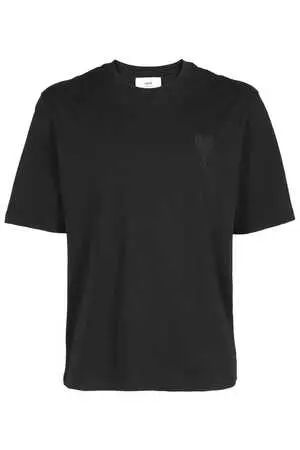 AMI Paris Ami De Coeur Tshirt Nero