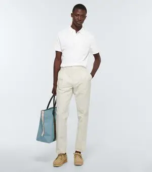 Derek Rose Ramsay Cotton-blend Polo Shirt