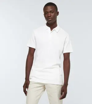 Derek Rose Ramsay Cotton-blend Polo Shirt