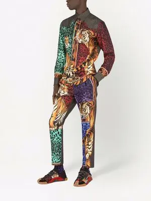 Dolce & Gabbana Tiger-print Trousers