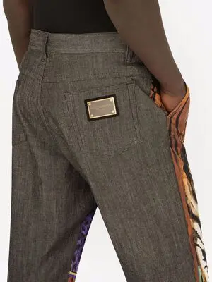 Dolce & Gabbana Tiger-print Trousers