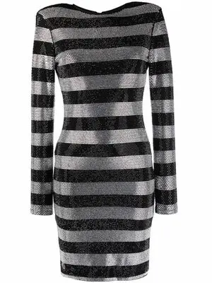 Philipp Plein Round Neck Dresses