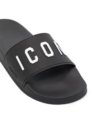 Dsquared2 Logo-print Flat Slides