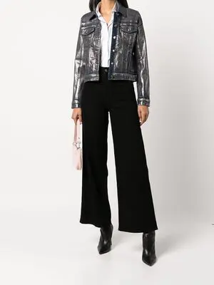 MADISON MAISON Metallic Denim Jacket