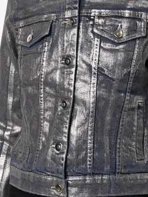 MADISON MAISON Metallic Denim Jacket