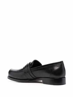 SERGIO ROSSI Buckle-detail Leather Loafers