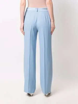 Alberta Ferretti High-waisted Straight Leg Tailored Trousers